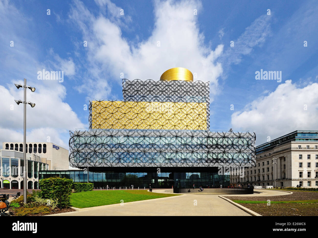 The Library of Birmingham, Centenary Square, Birmingham, England, UK ...