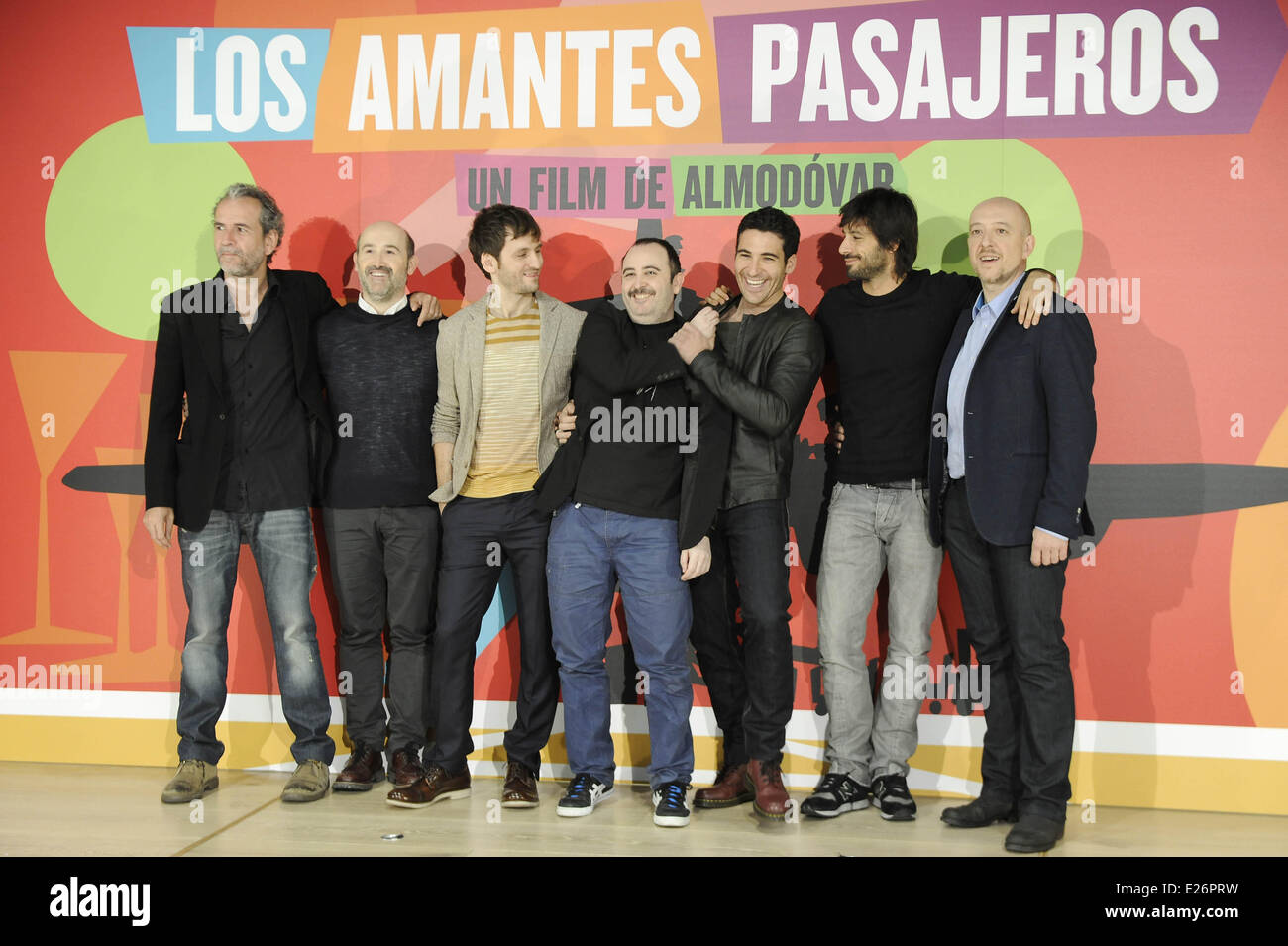 Photocall for 'I'm So Excited' Featuring: Miguel Angel Silvestre,Carlos ...