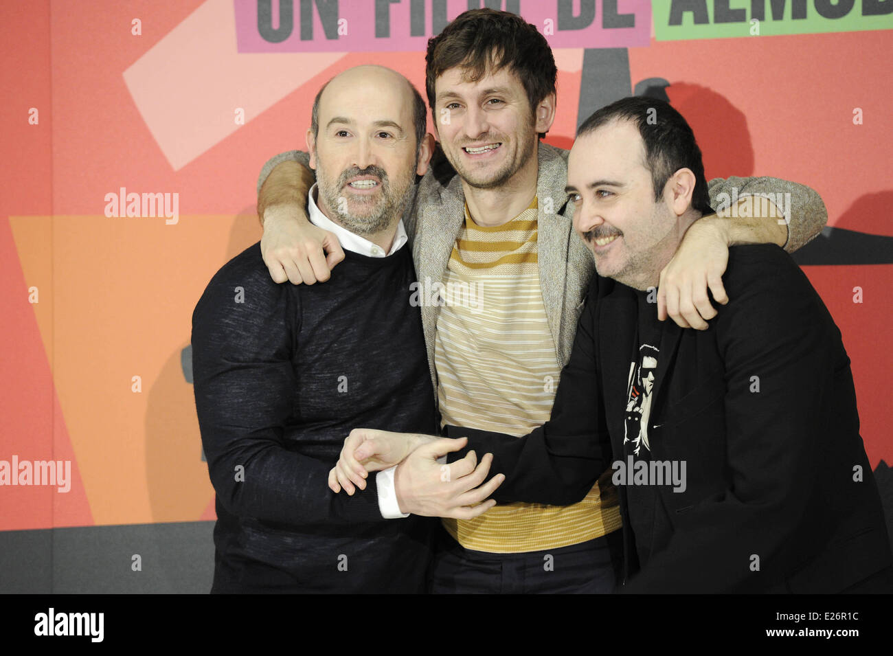 Photocall for 'I'm So Excited' Featuring: Carlos Arece,Javier Camara ...