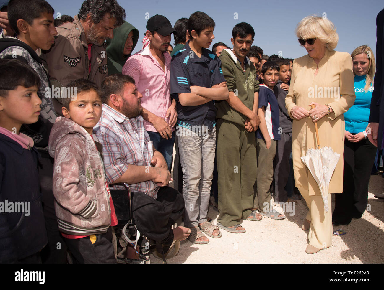 Prince Charles, Prince of Wales accompanied by Camilla, Duchess of ...