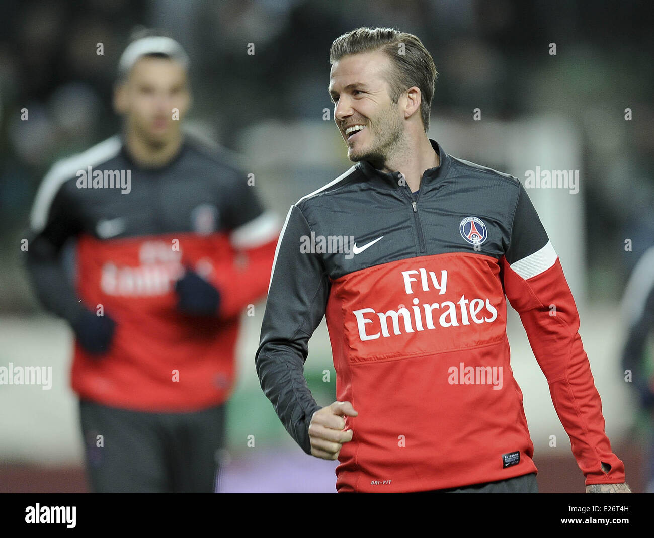 Paris Saint-Germain (PSG) vs. Saint-Etienne at Stade Geoffroy-Guichard ...