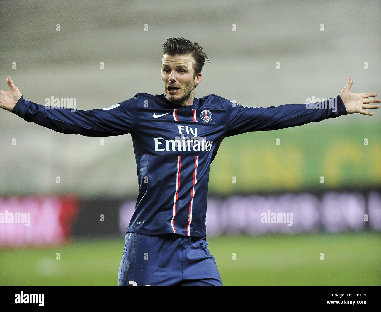 Paris Saint-Germain (PSG) vs. Saint-Etienne at Stade Geoffroy-Guichard ...