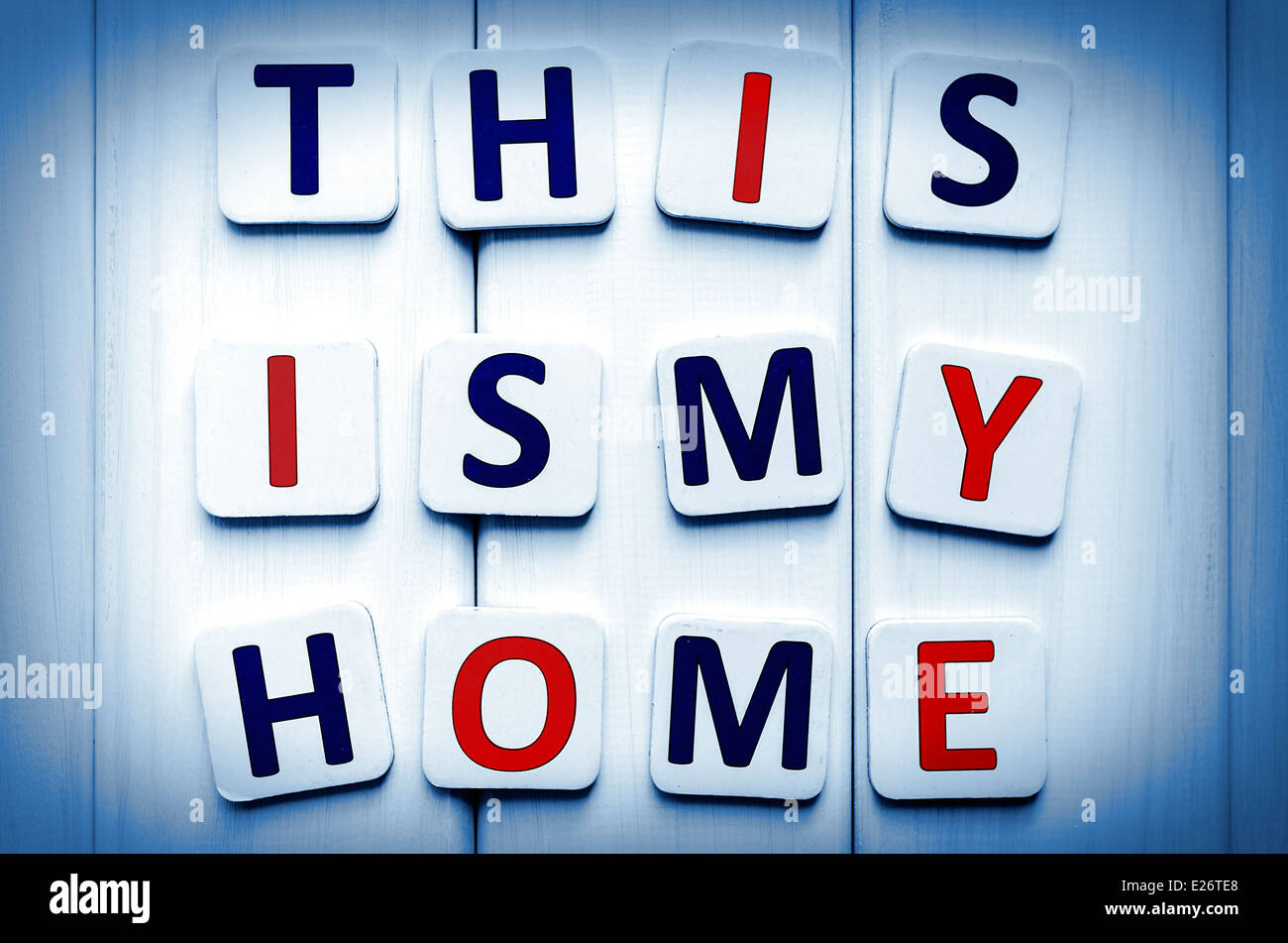 Home word composed of letters on a background of wood Stock Photo - Alamy