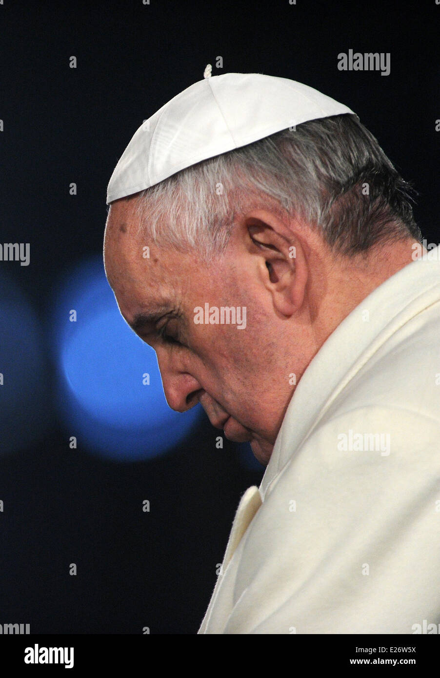 Pope Francis I leads the traditional Good Friday celebration at the ...