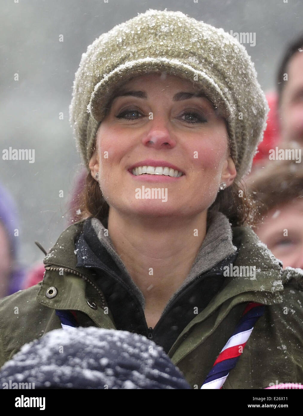 Catherine, Duchess of Cambridge visits Great Tower Scout Campsite in ...