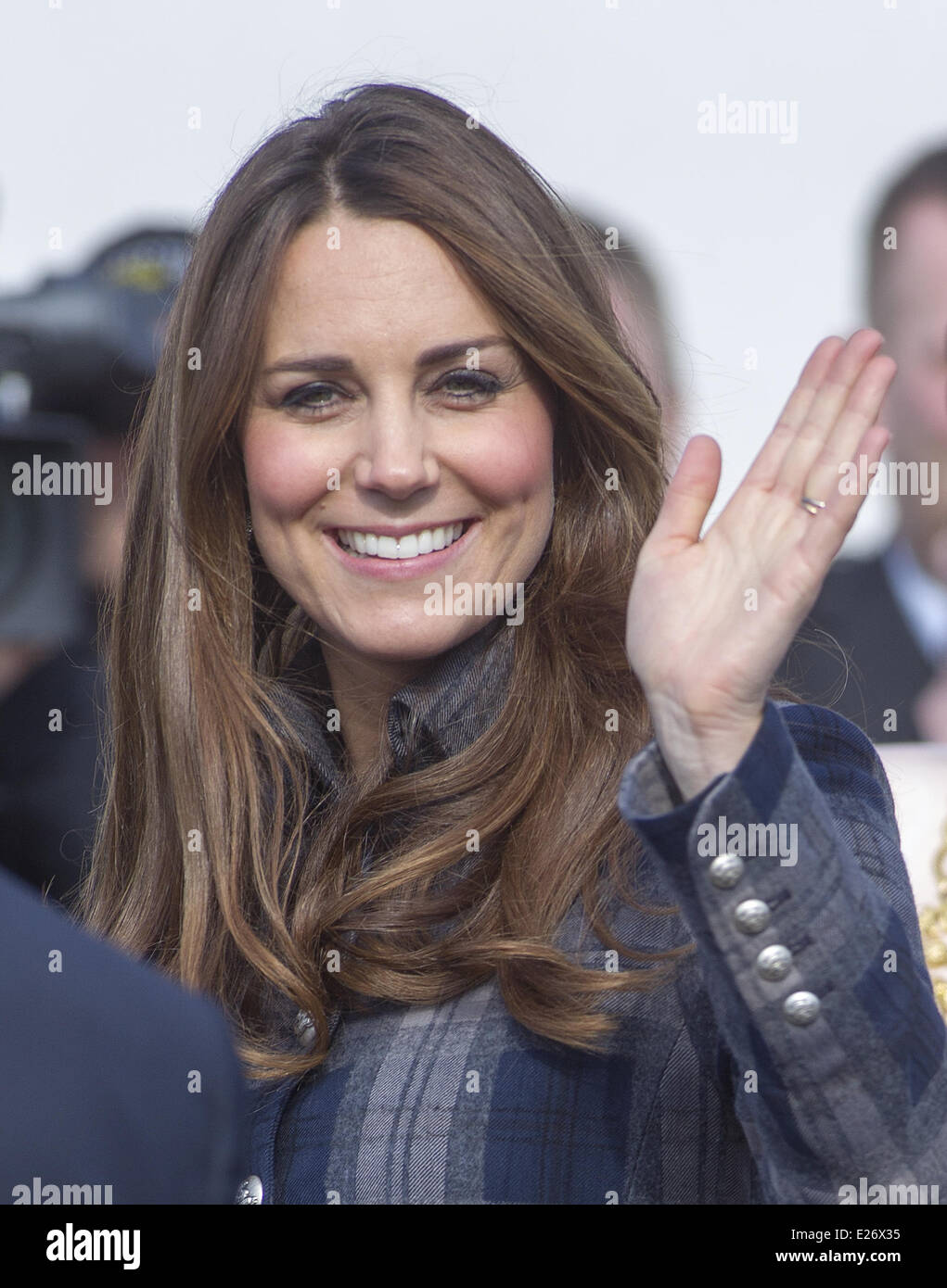 The Duke and Duchess of Cambridge visit the Donald Dewar Leisure Centre ...