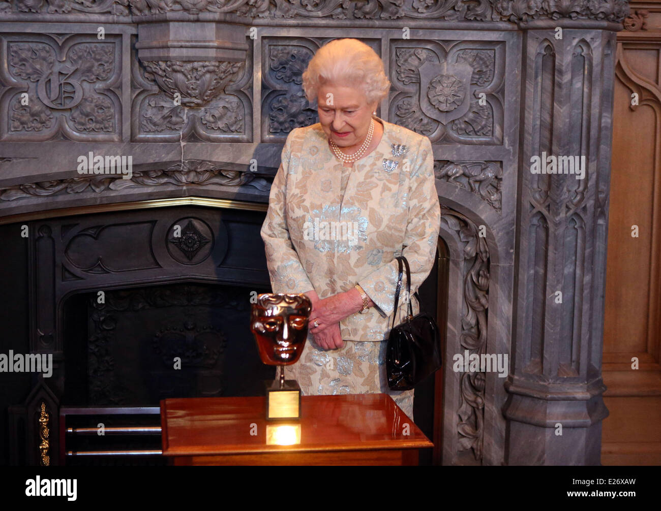Queen Elizabeth II receives an honorary BAFTA in recognition of a ...