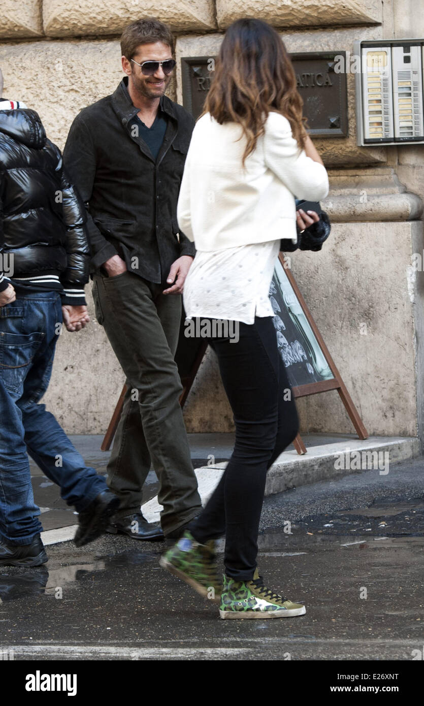 Gerard Butler and girlfriend Madalina Ghenea spend the day being ...