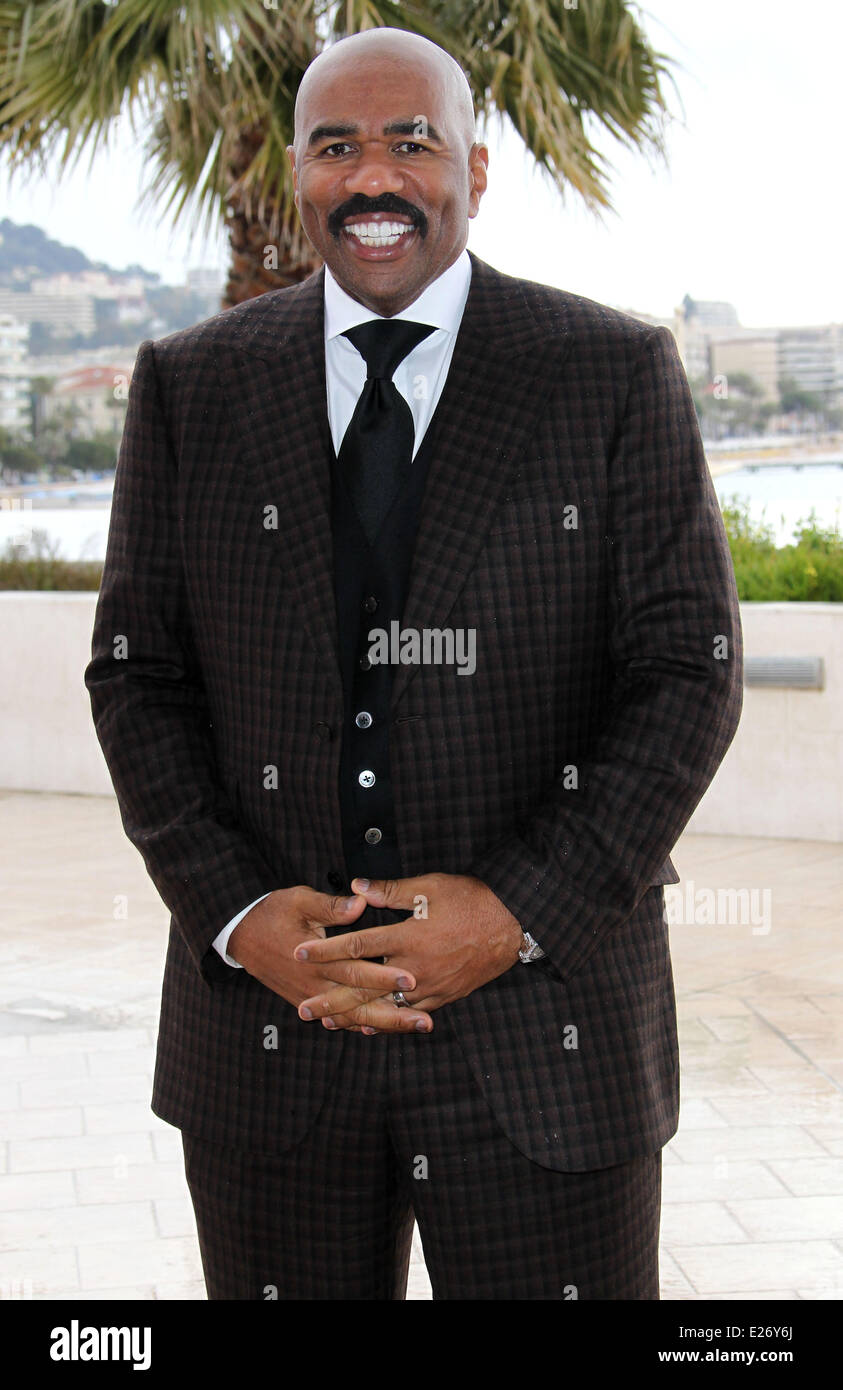 MIPTV 2013 - 'Steve Harvey Show' photocall in Cannes Featuring: Steve ...