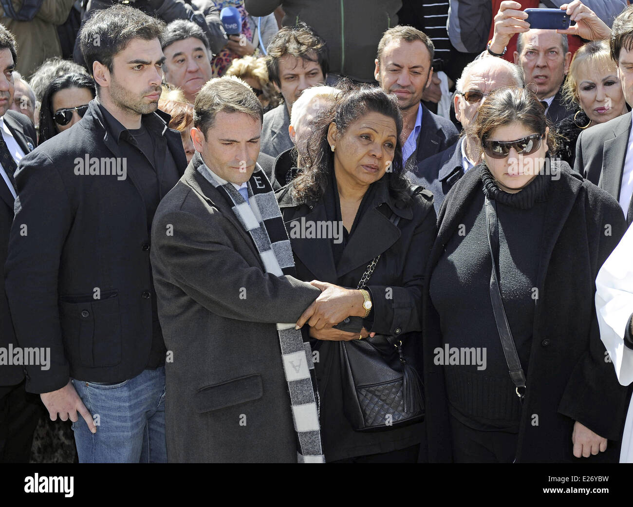 Funeral for spanish actress Sara Montiel who died aged 85-years-old on ...
