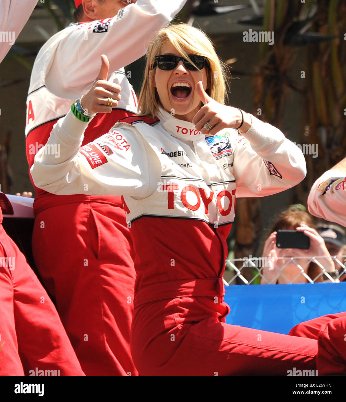 Celebrities participate in the ProCelebrity race at the Grand Prix of ...