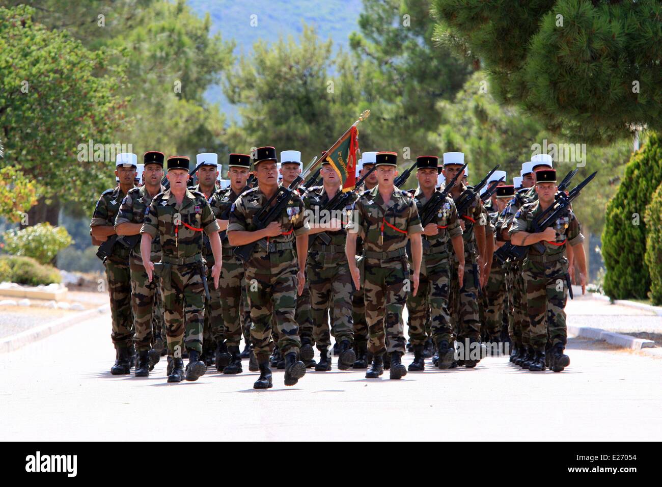 Camp Raffalli, home of the 2e REP, an airborne regiment of the French ...