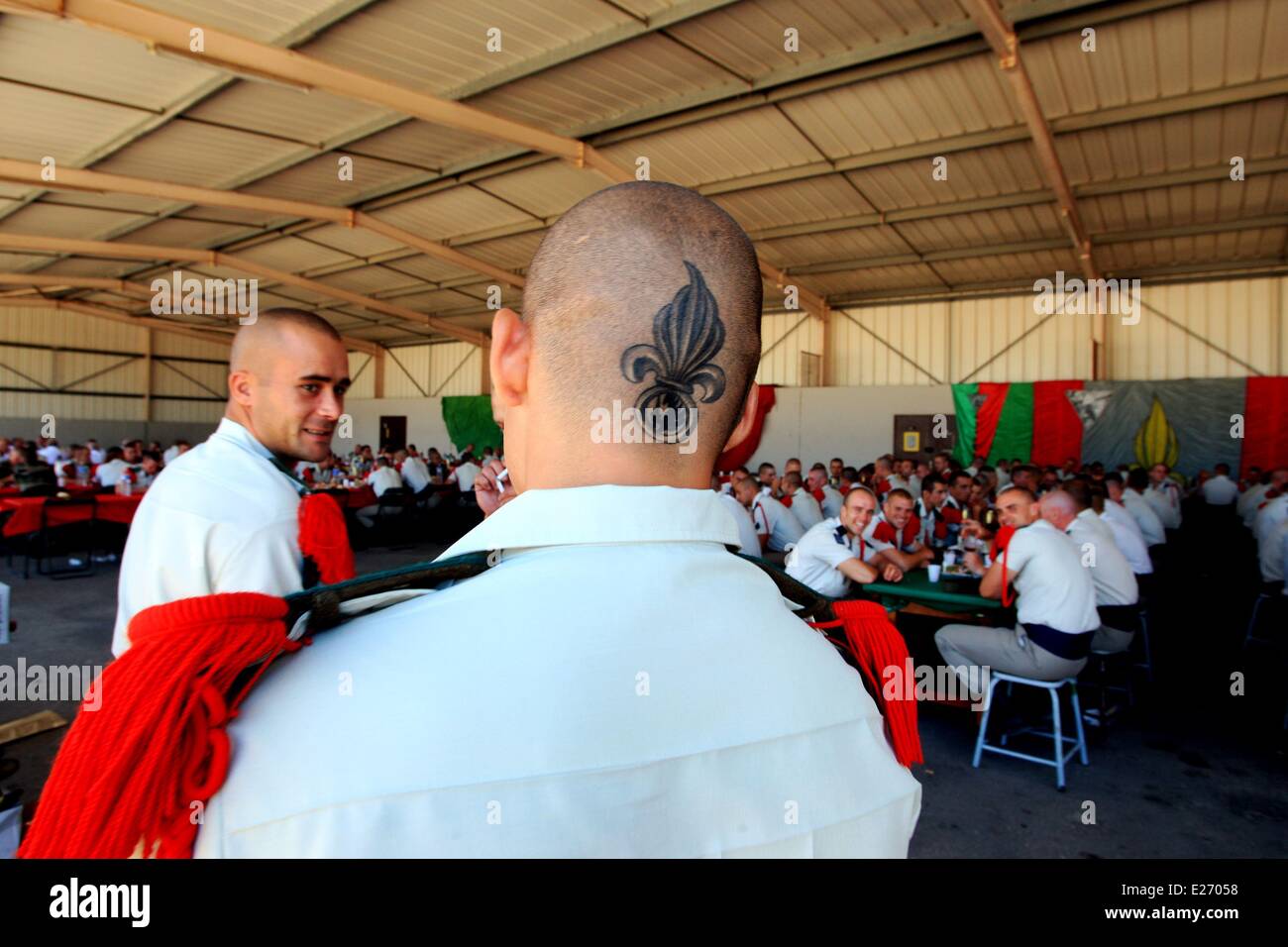 Camp Raffalli, home of the 2e REP, an airborne regiment of the French ...