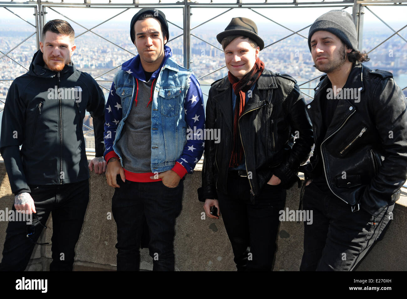 Punk rock band Fall Out Boy promote their new album 'Save Rock and Roll ...