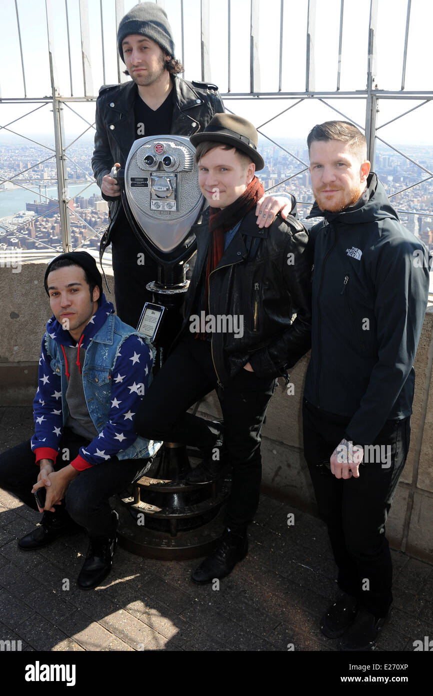 Punk rock band Fall Out Boy promote their new album 'Save Rock and Roll ...