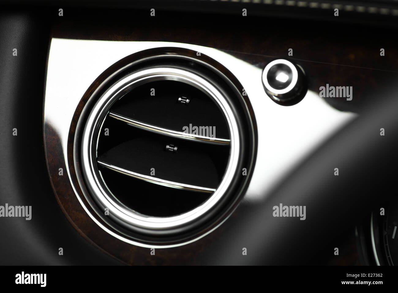 Color detail of the air vent in a car Stock Photo - Alamy