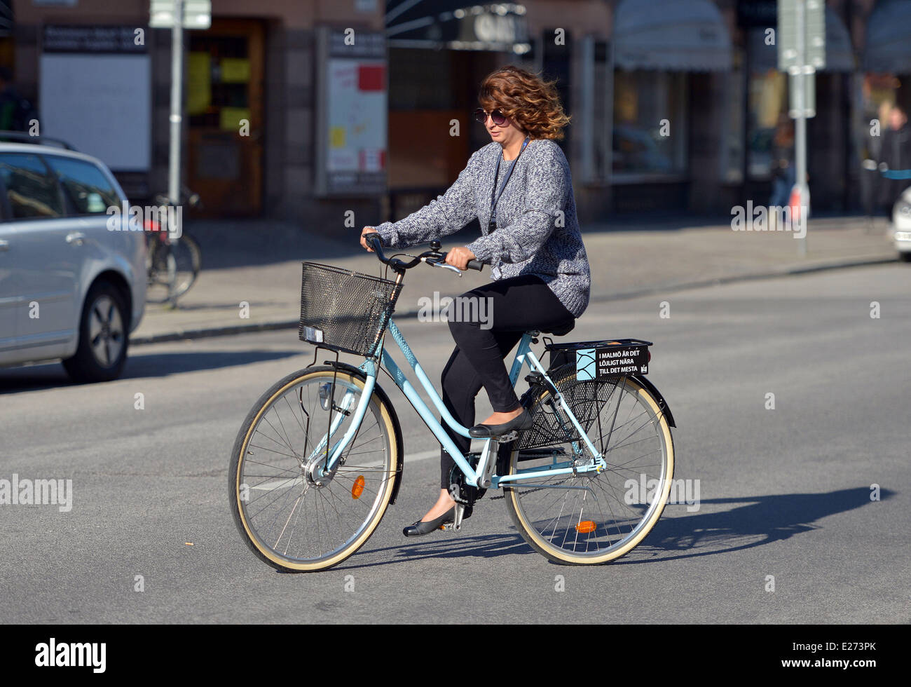 Moran Mazor of Israel goes on a bike ride before the Eurovision ...