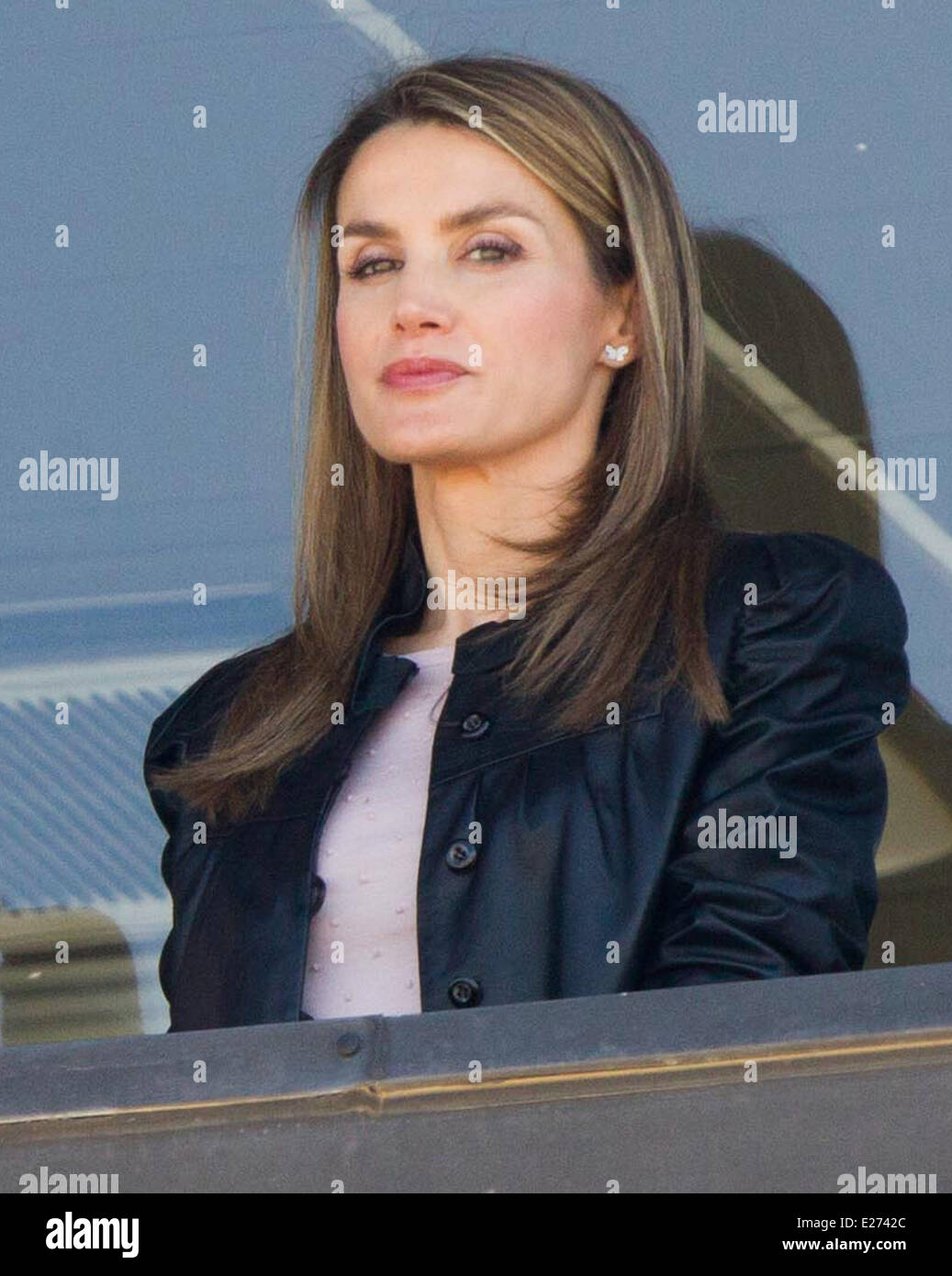 Prince Felipe of Spain and Princess Letizia Ortiz visit the ...