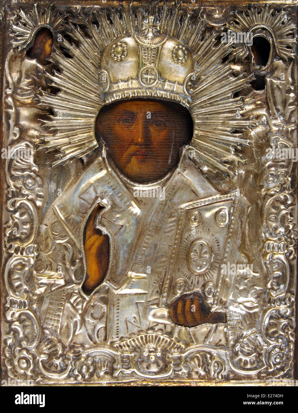 Ancient church icon. One of attributes of religion Stock Photo - Alamy