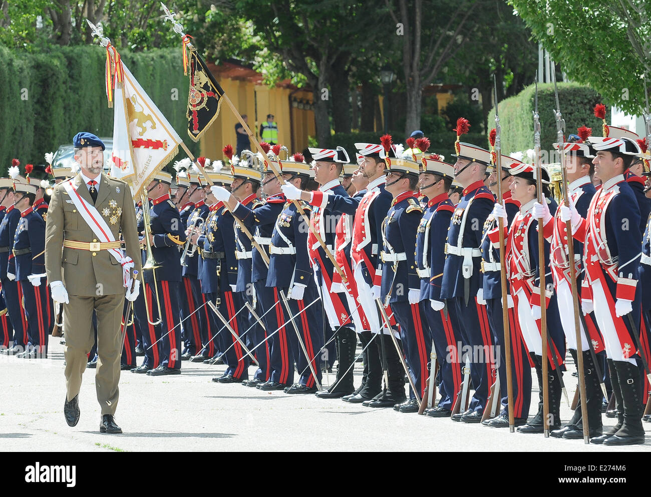 Prince Felipe and Princess Letizia attend the swearing-in ceremony of ...
