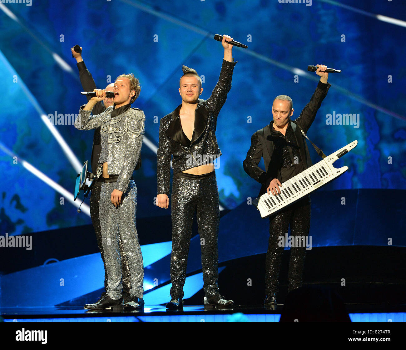 The second dress rehearsal for the Eurovision Song Contest 2013 Latvia ...