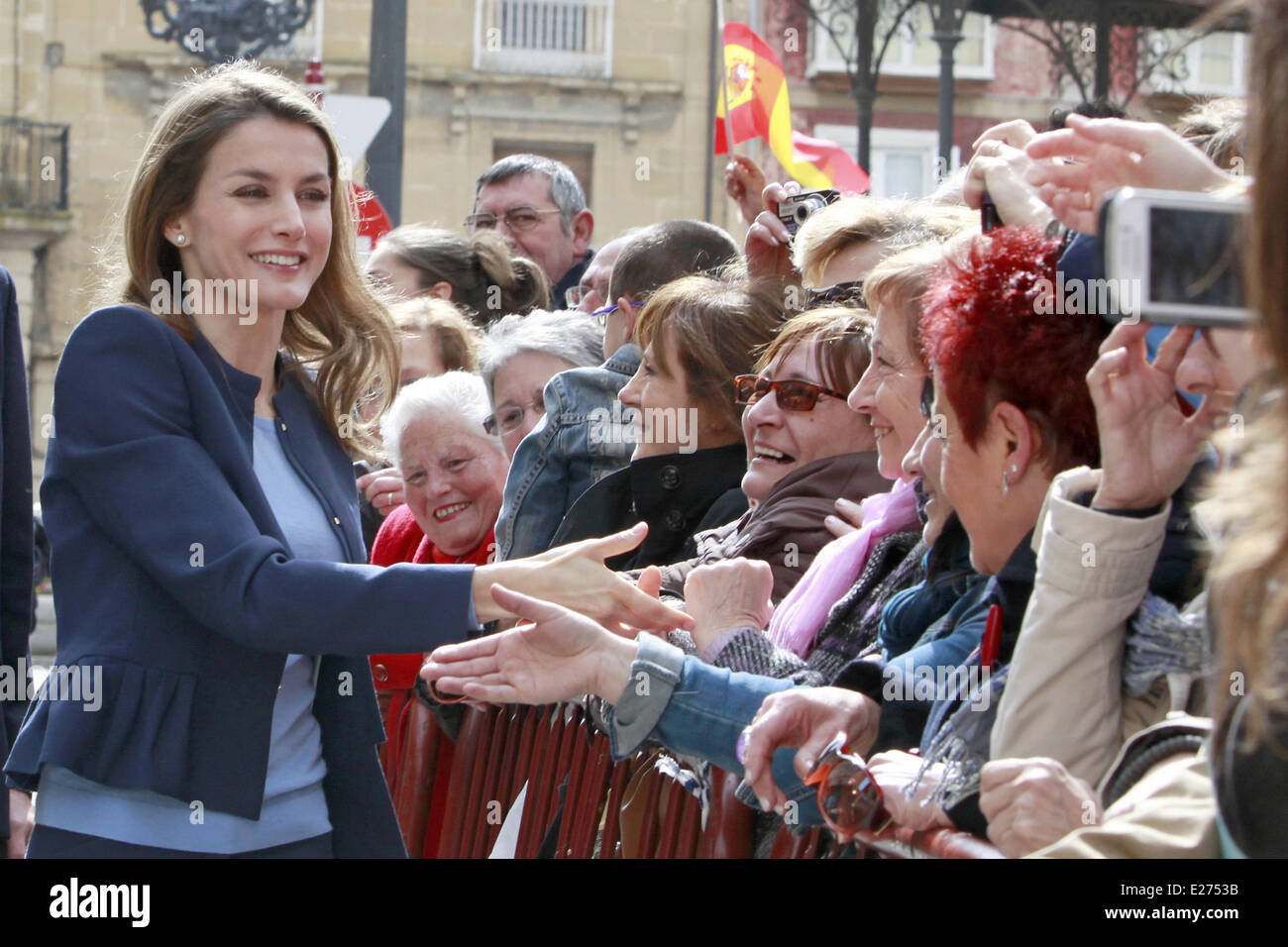 The Princess of Asturias Letizia Ortiz attends the opening of an ...