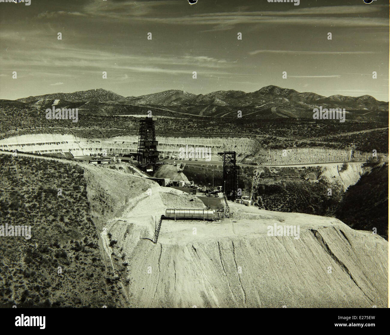 This image shows Convair/General Dynamics' Sycamore Canyon facility ...