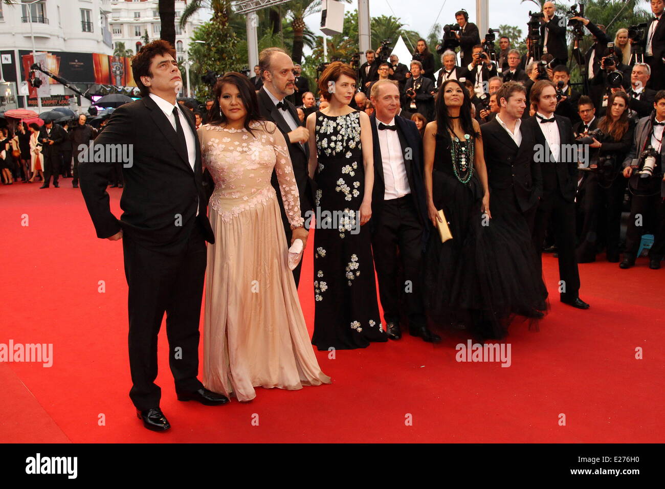 Actor Benicio Del Toro, actress Misty Upham, writer Kent Jones, actress ...