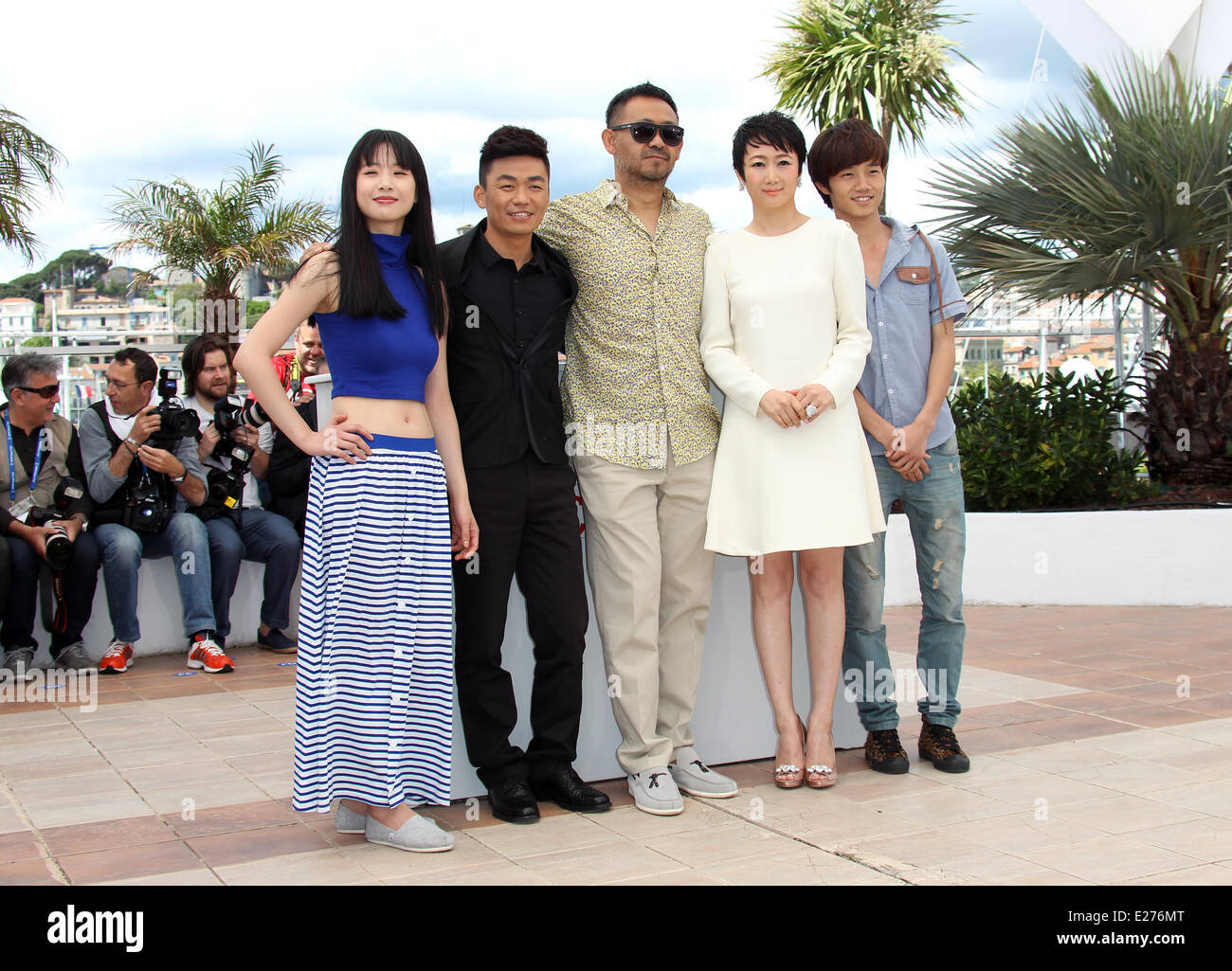 66th Cannes Film Festival - 'Tian Zhu Ding' - Photocall Featuring: Meng ...