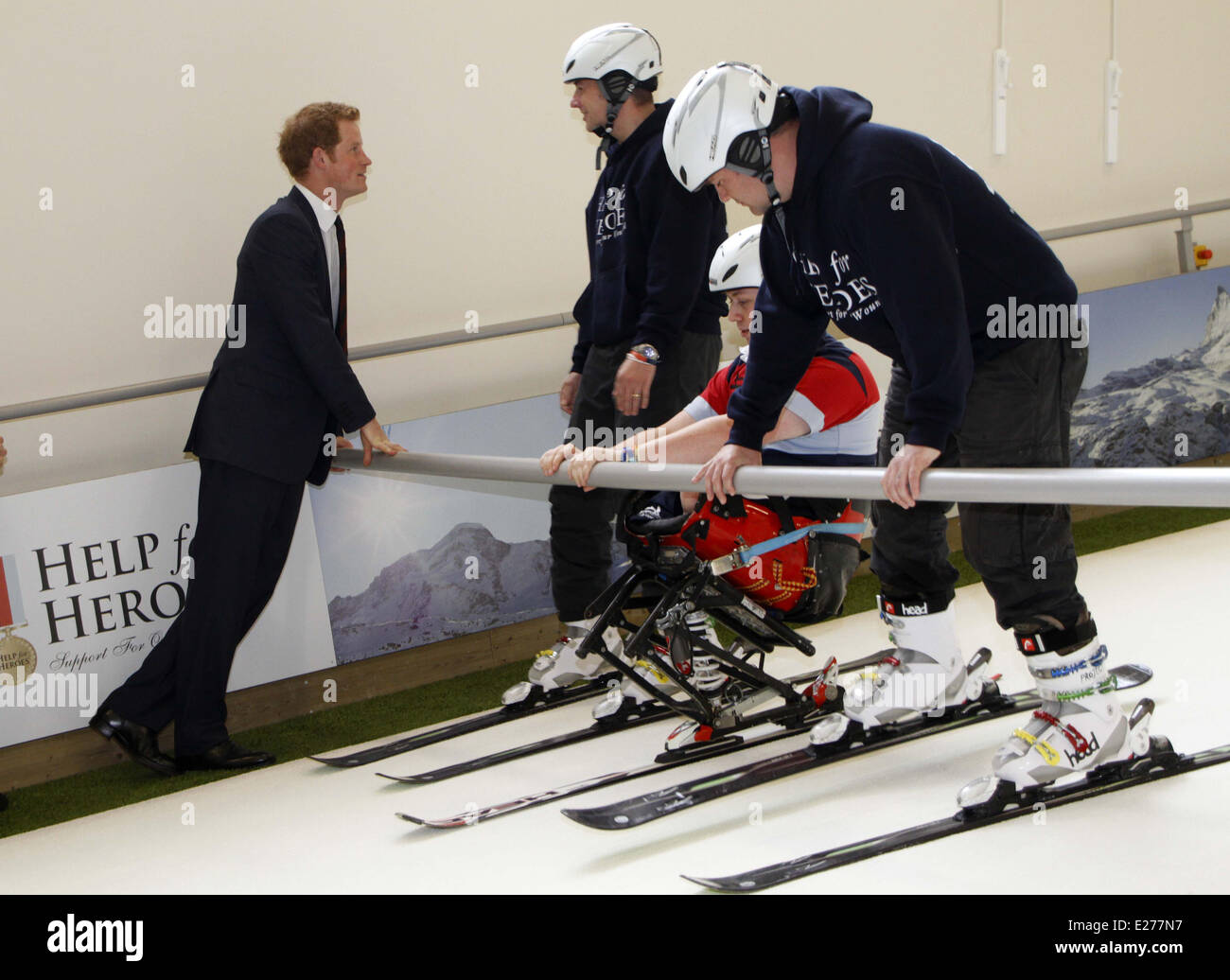 Britain's Prince William, HRH The Duke of Cambridge and Prince Harry ...