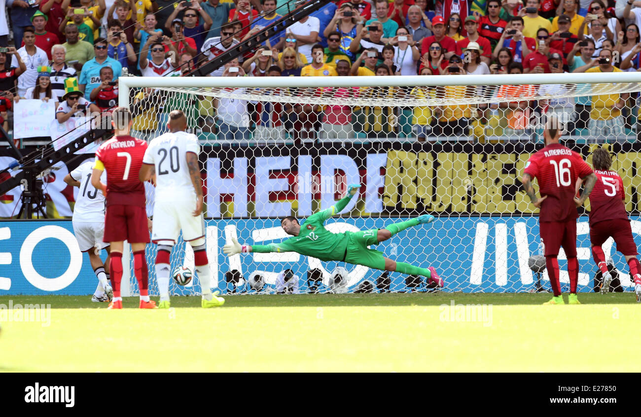 Savador, Brazil. 16th June, 2014. World Cup finals 2014. Germany versus ...