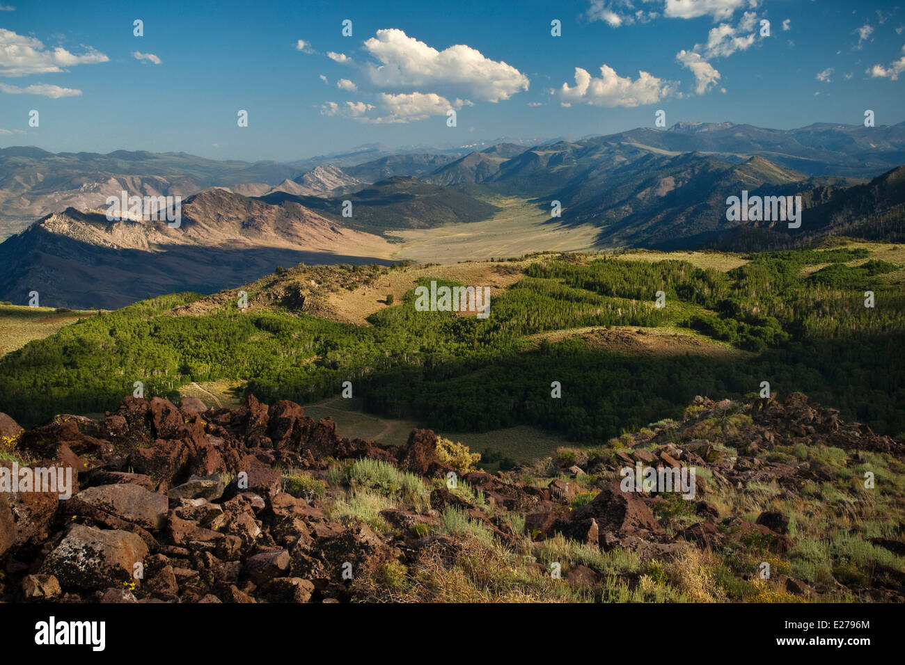View from Leviathan Peak at Monitor Pass, Alpine County, California ...