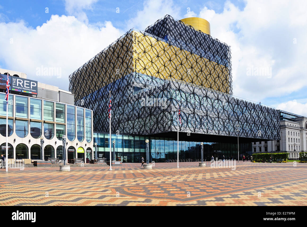 The Library of Birmingham, Centenary Square, Birmingham, England, UK ...