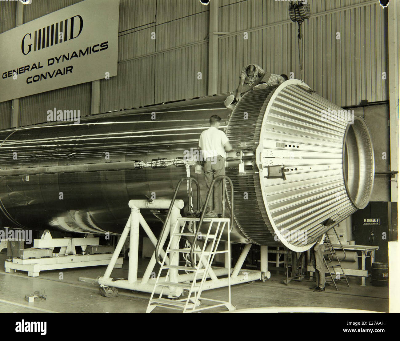 The Convair/General Dynamics Atlas missile program, developed between ...