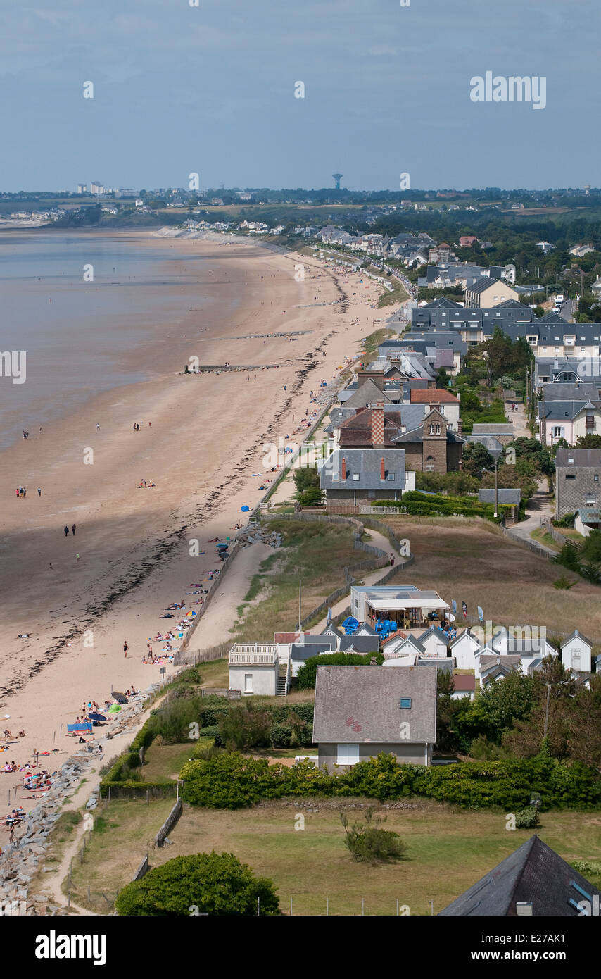 carolles beach, normandy, france Stock Photo - Alamy