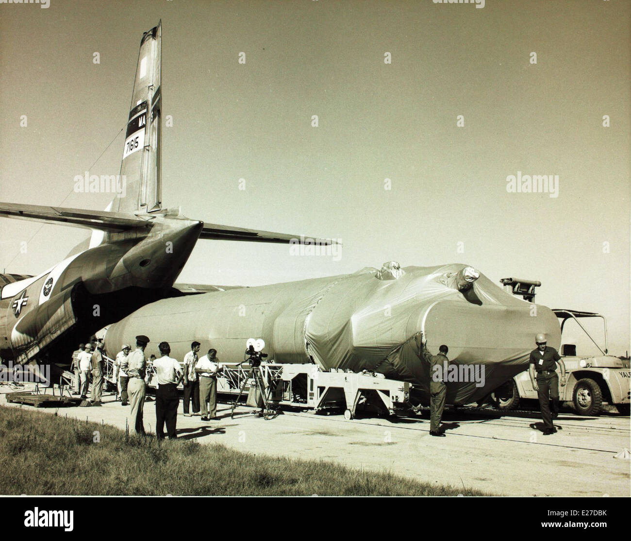 The Convair/General Dynamics Atlas 3E, with serial number 57-1615, is ...