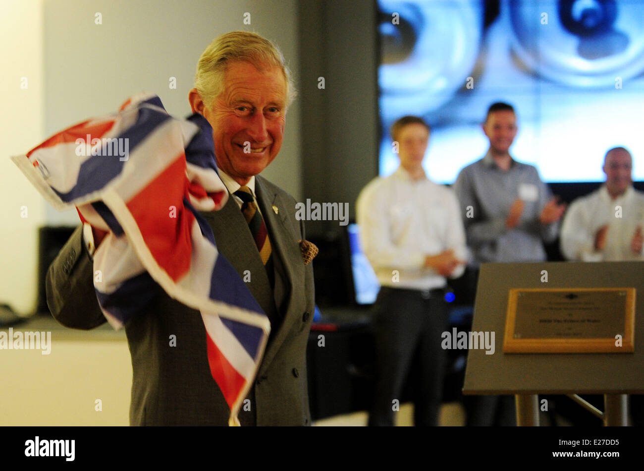 Charles, Prince of Wales visits The Morgan Motor Company in ...