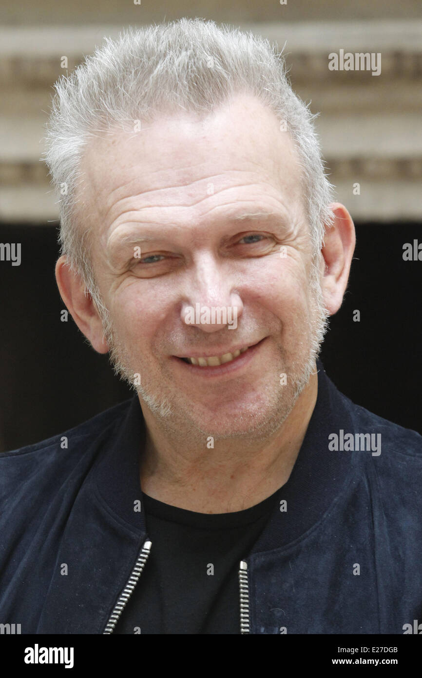 Designers Jean Paul Gaultier and Agatha Ruiz de la Prada attend the ...