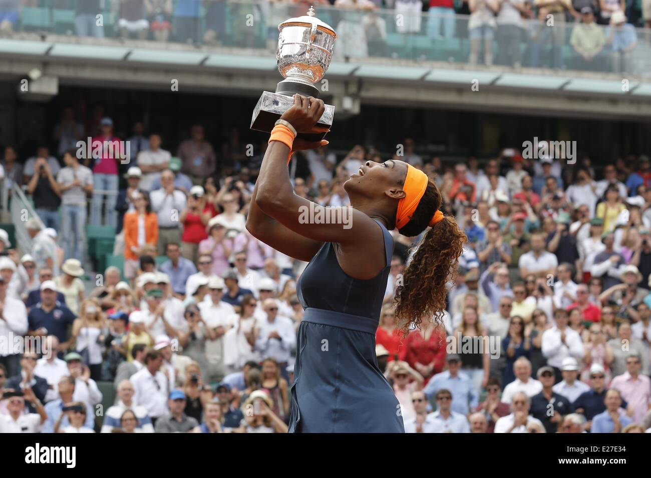 Women's Final of the 2013 French Open between Serena Williams and Maria ...