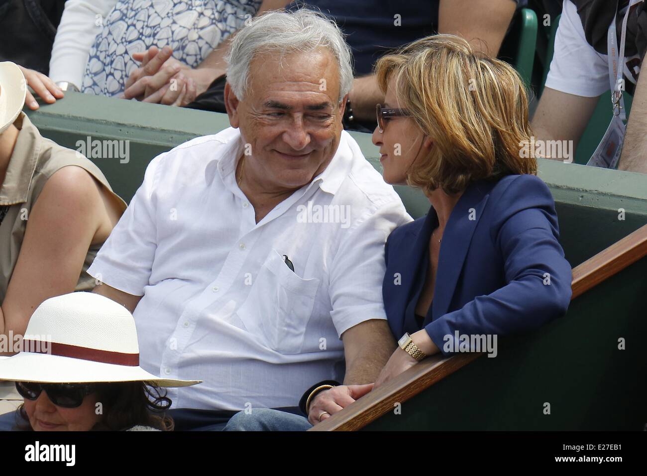 Former IMF chief Dominique Strauss-Kahn and his partner, Media ...