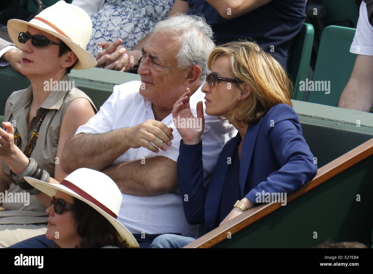 Former IMF chief Dominique Strauss-Kahn and his partner, Media ...