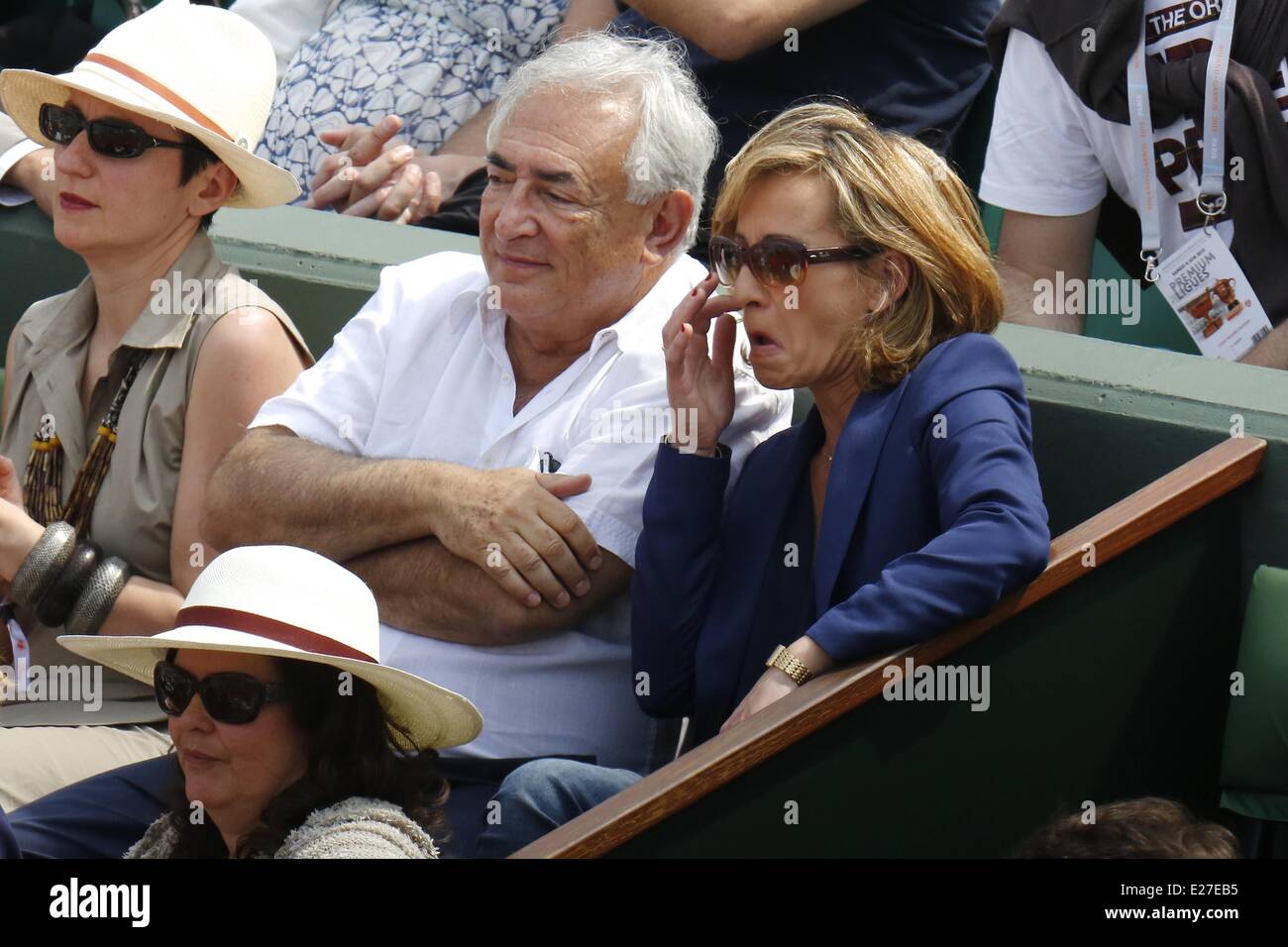 Former IMF chief Dominique Strauss-Kahn and his partner, Media ...
