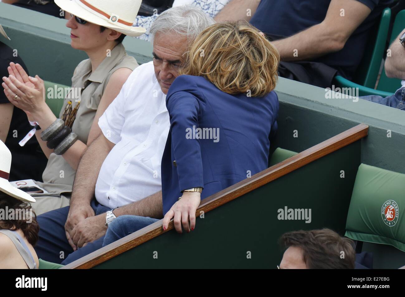 Former IMF chief Dominique Strauss-Kahn and his partner, Media ...