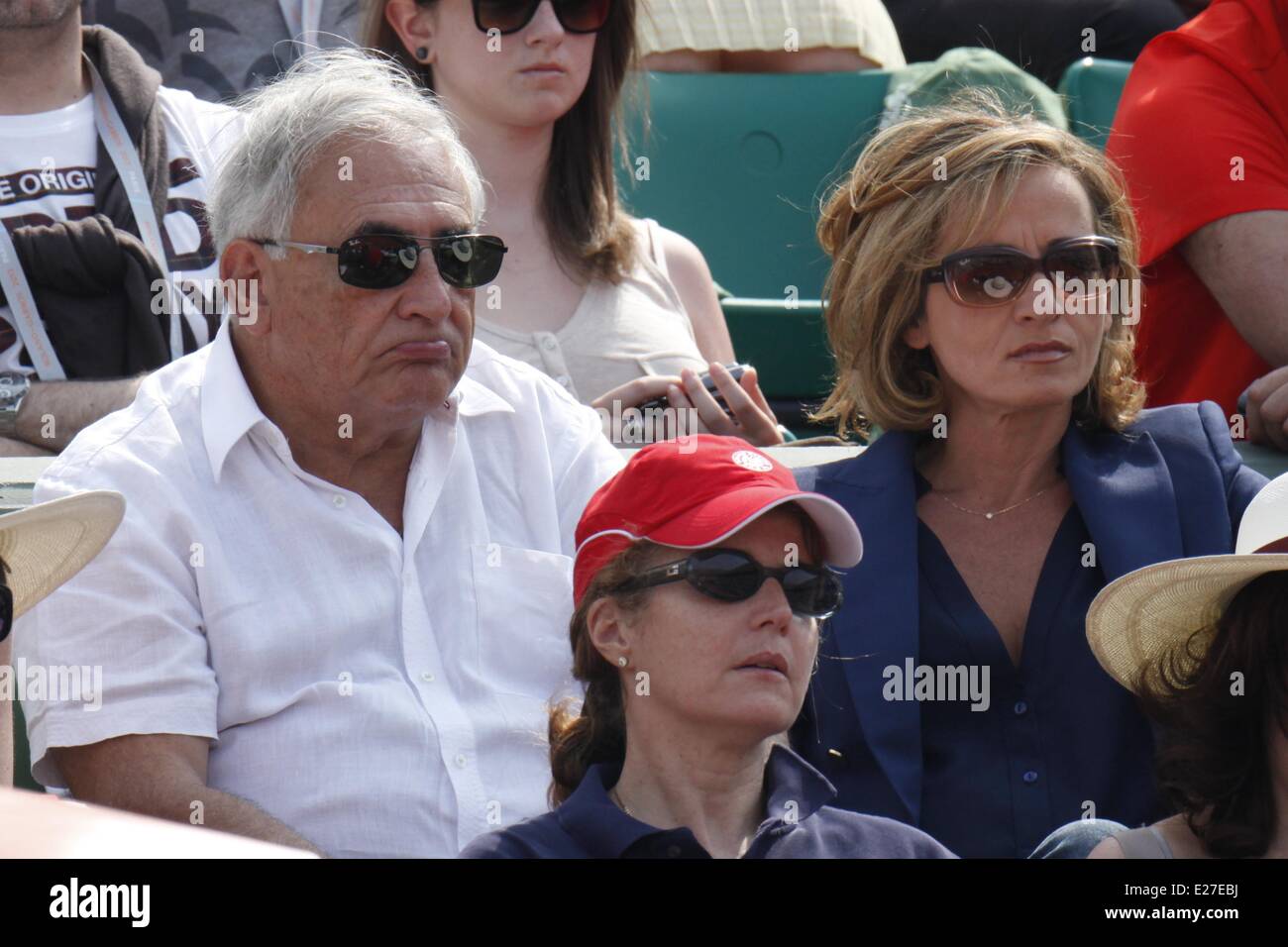 Former IMF chief Dominique Strauss-Kahn and his partner, Media ...