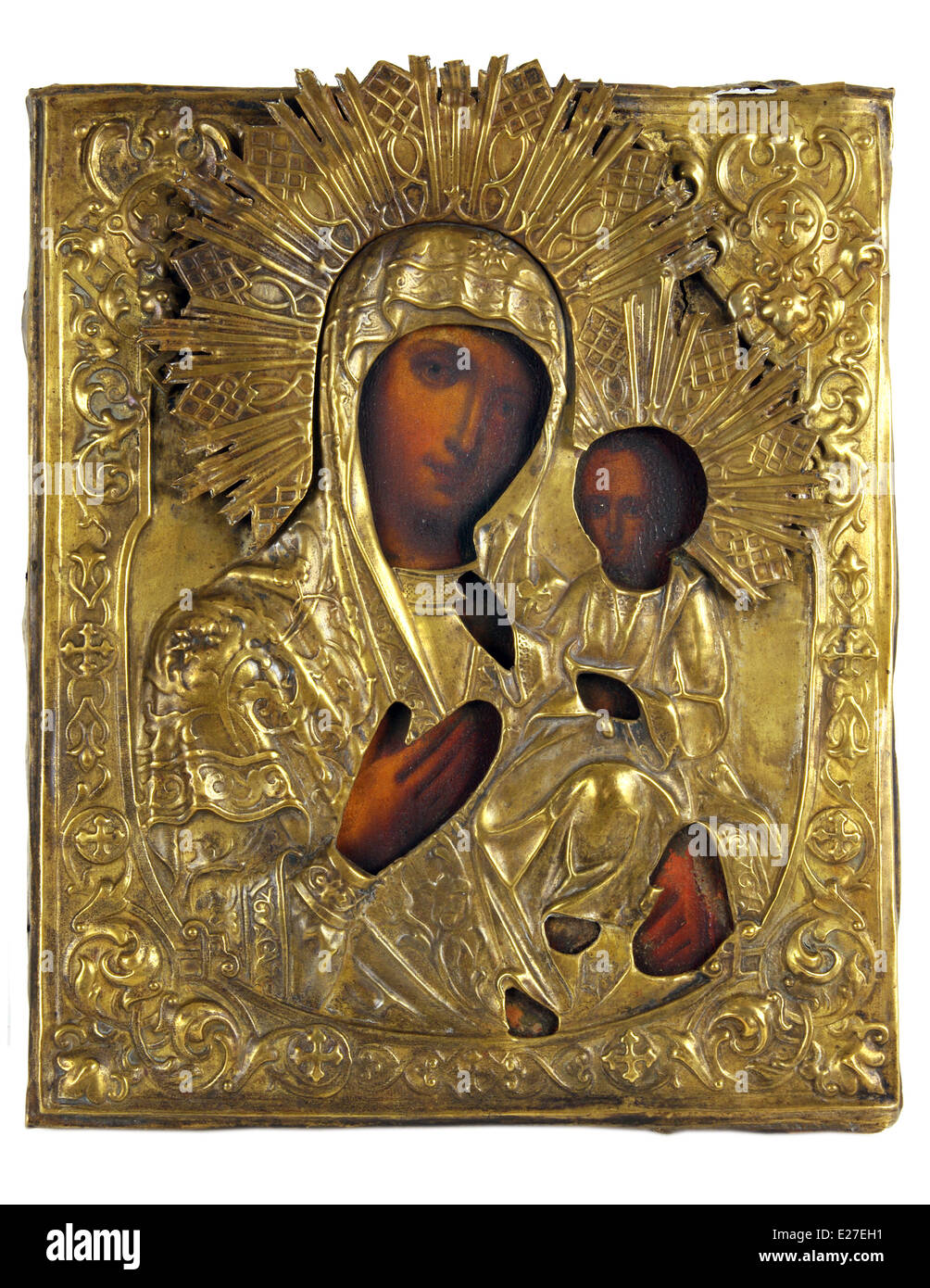 Ancient church icon. One of attributes of religion Stock Photo - Alamy