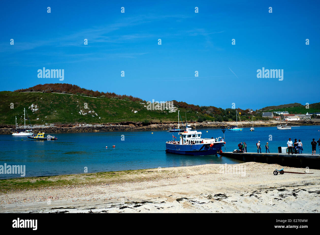 "Firethorn of Bryher", the ferry boat between St Mary's, Tresco and ...