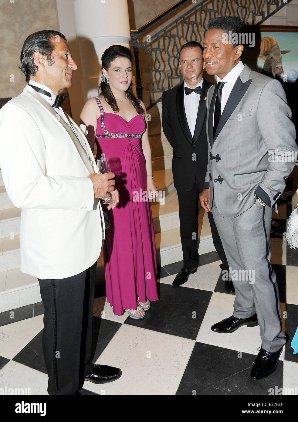 Jermaine Jackson attends the SOS Animal gala dinner at Villa Padierna ...