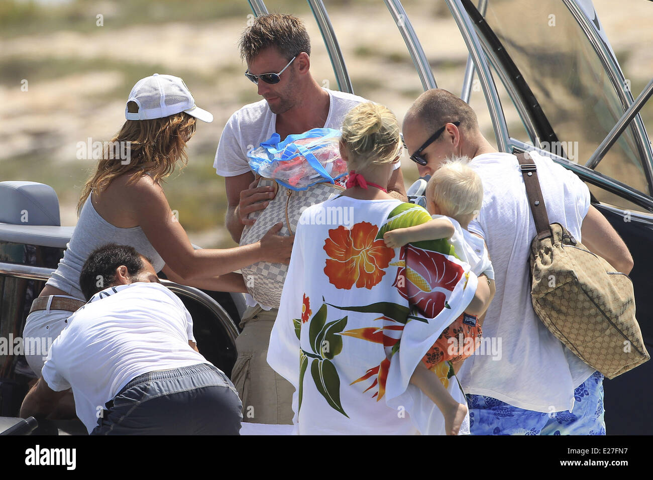 Bayer Munich soccer player Arjen Robben is seen on holiday with family ...