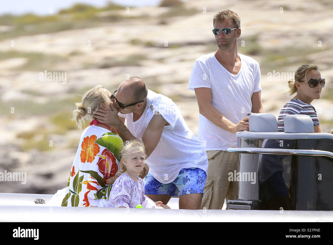 Bayer Munich soccer player Arjen Robben is seen on holiday with family ...
