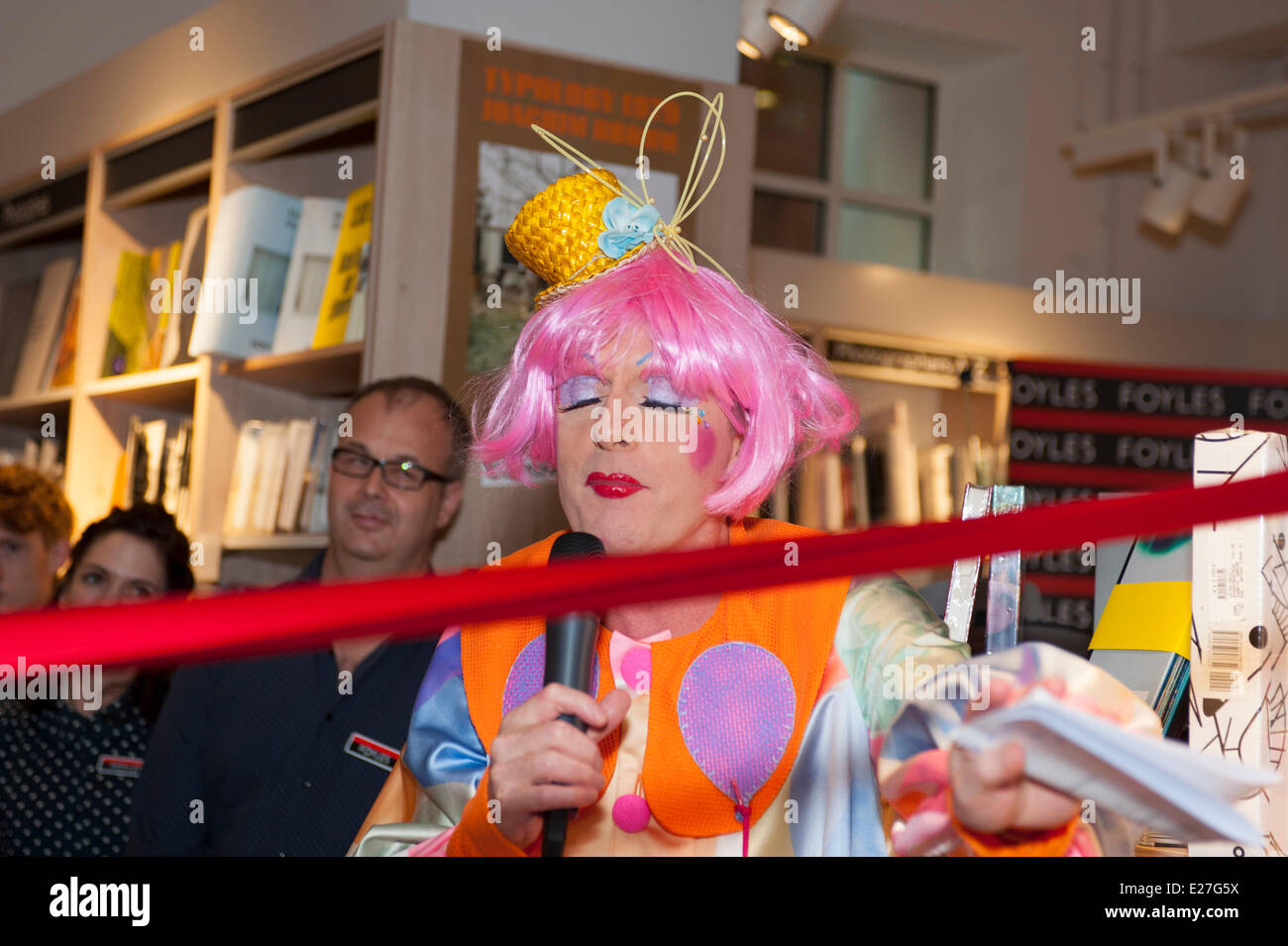 Foyles flagship bookshop, London UK. 16th June 2014. Artist, potter and ...